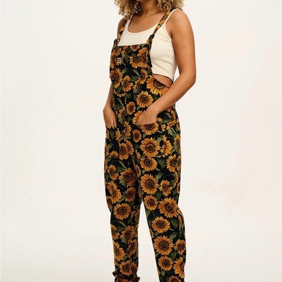 Lucy & Yak | Pants & Jumpsuits | Lucy Yak Sunflower Overalls | Poshmark